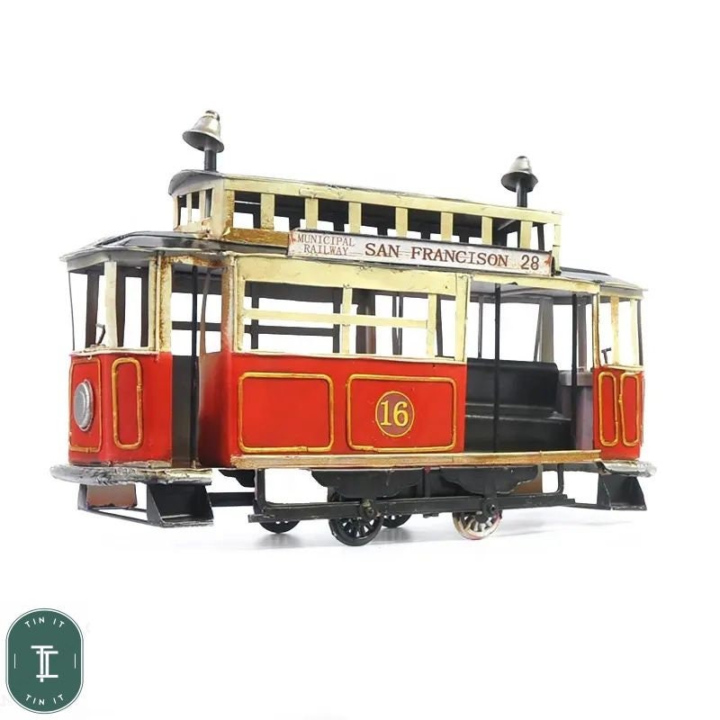 Vintage Old Antique TRAM Metal Model, Street Car, San Francisco, Gift ...