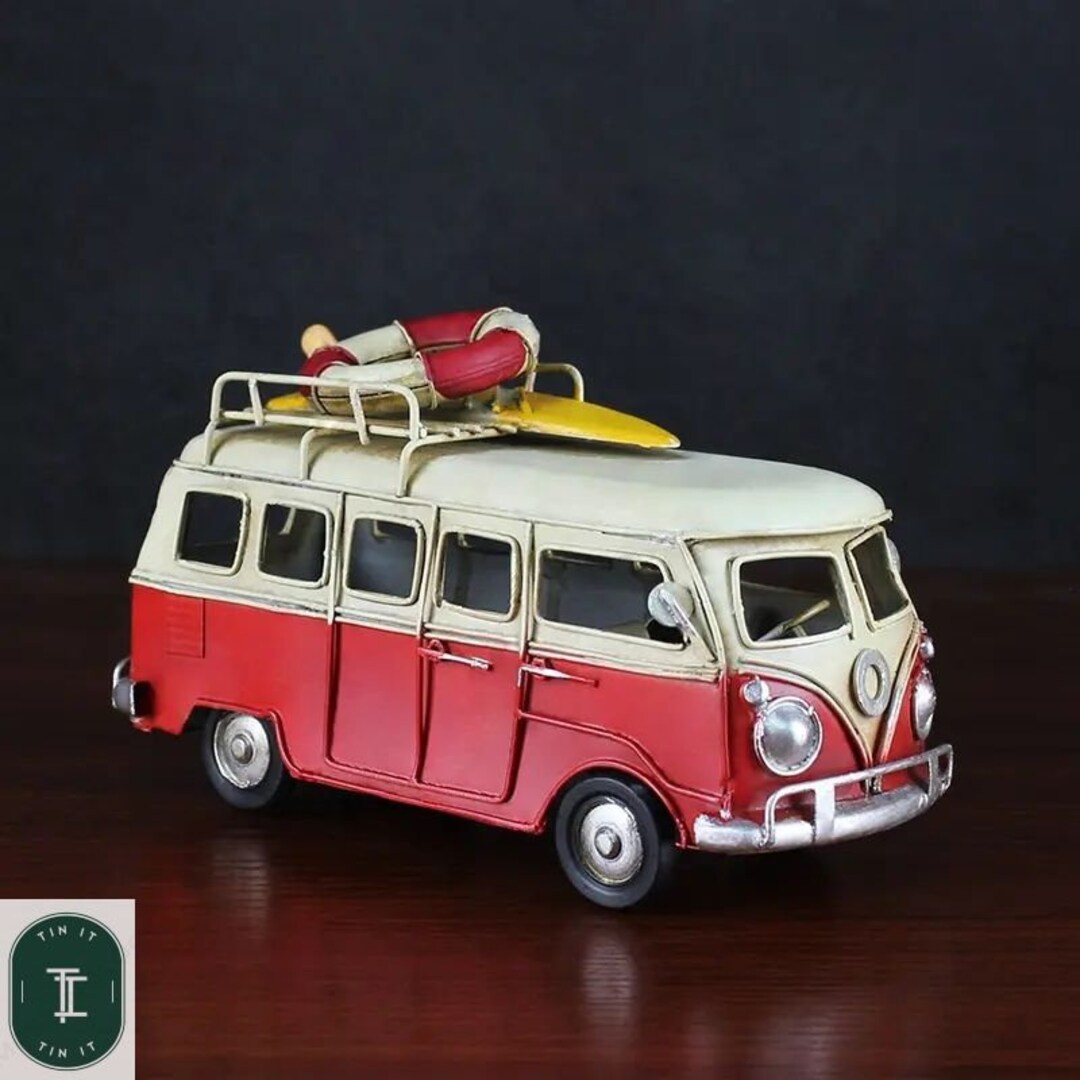Vintage Old Antique Bus VW Metal Model, Gift, Handmade, Birthday ...