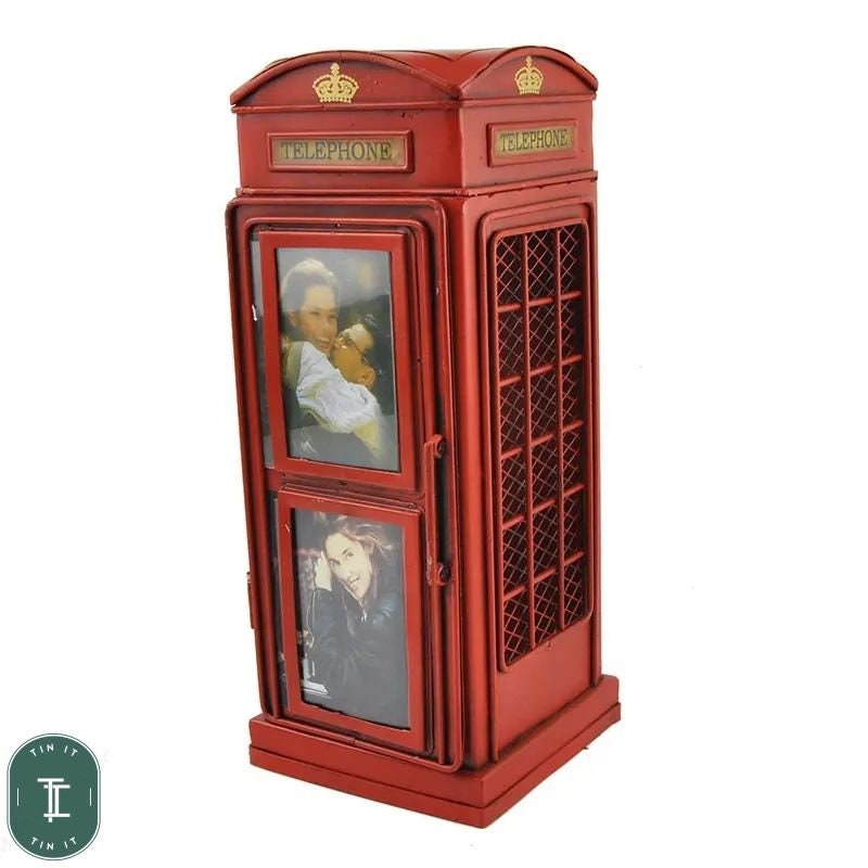Handmade Metal Retro Vintage Classic London Phone Booth Model, Gift ...