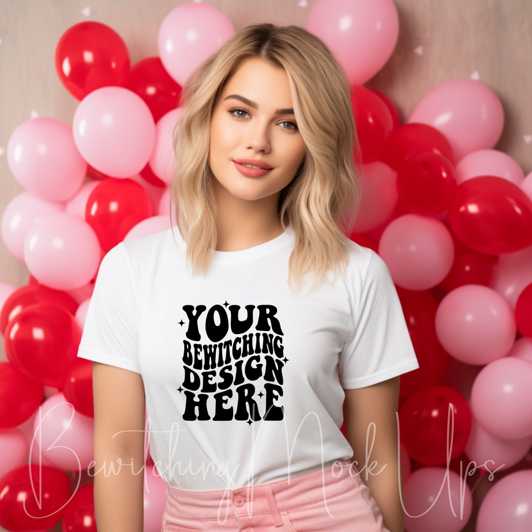 Valentines Day Bella Canvas Mock Up, Bella Canvas Mock Up, Bella Canvas ...