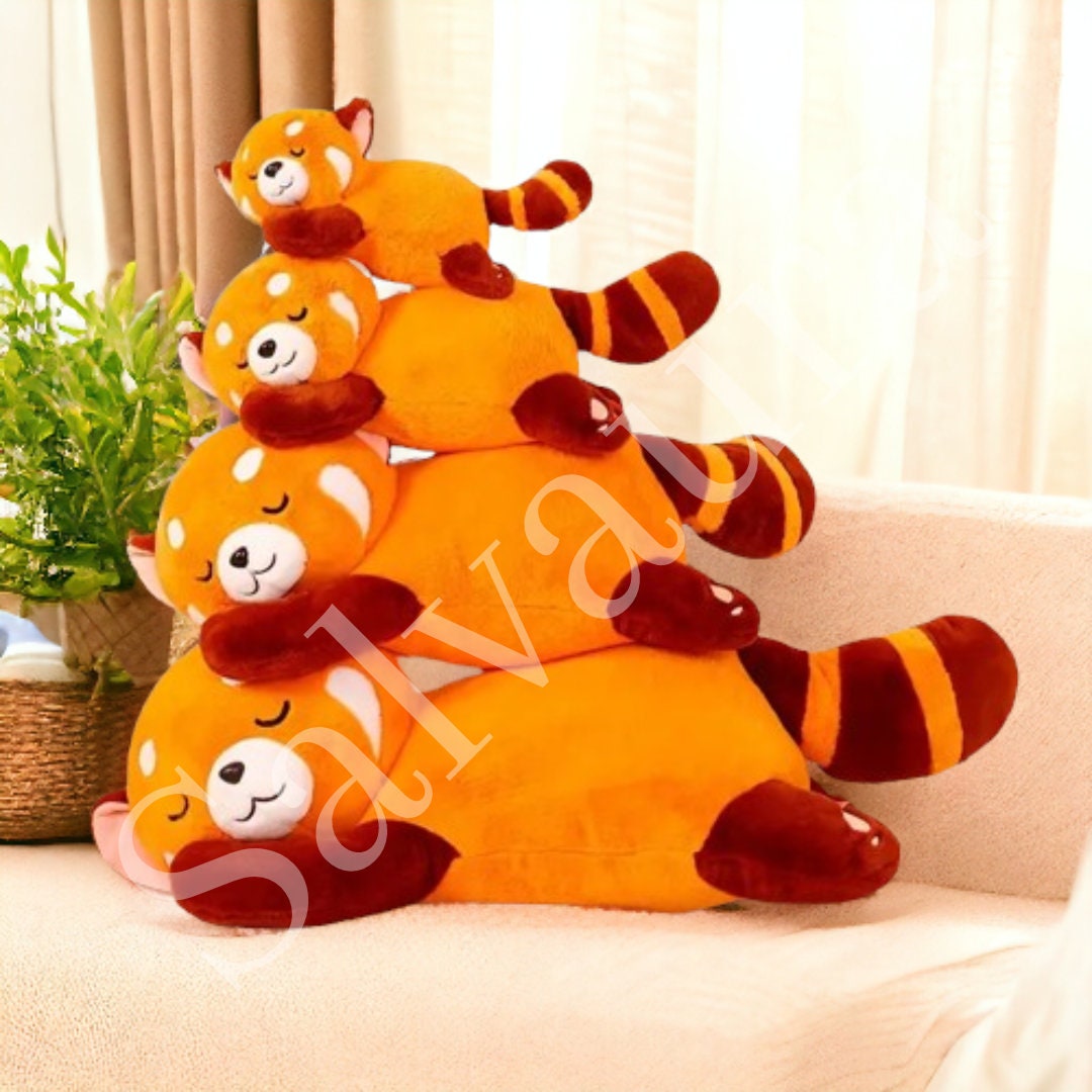 Cute Red Panda Plush Toy, Kawaii Plush Toy, Cute Stuffed Animal Toy ...