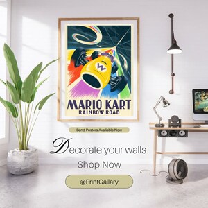 Mario Kart Poster Super Mario Poster Poster Print Nintendo - Etsy UK
