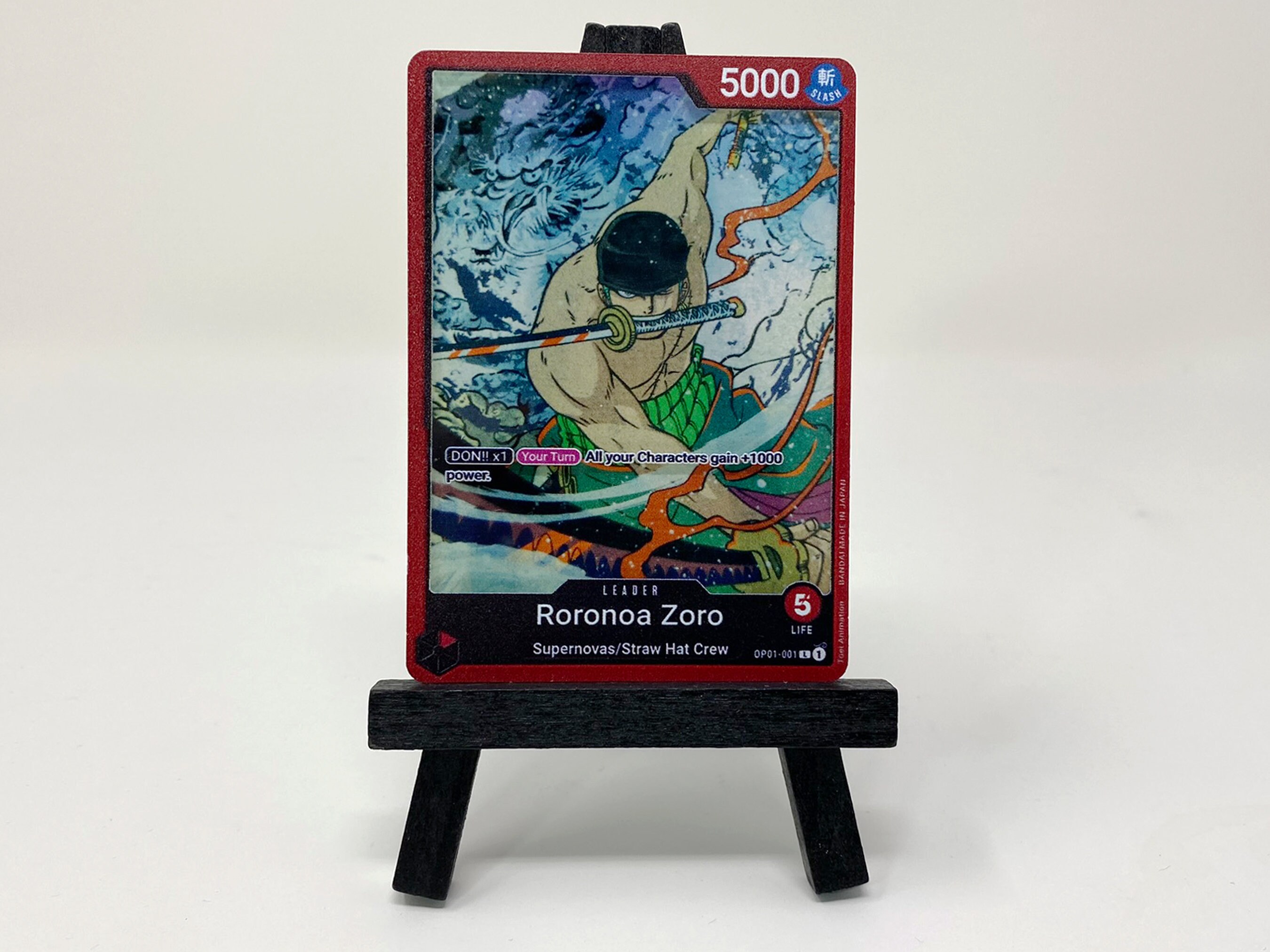 Roronoa Zoro Leader Acrylic Card Color Printed 1 Thick Acrylic Card 33 ...