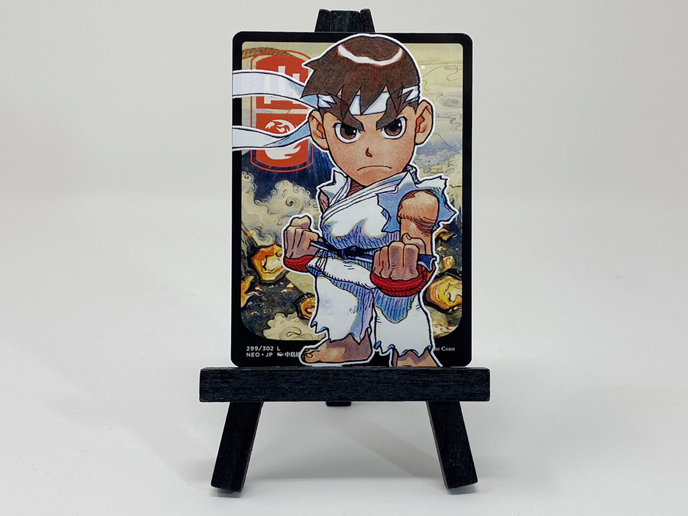 Mountain Land Ryu Full Color Printed Authentic MTG Basic - Etsy