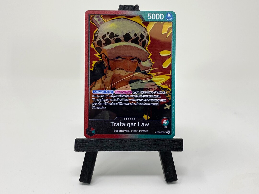 Trafalgar Law Leader Acrylic Card Color Printed 1 Thick Acrylic Card 28 ...