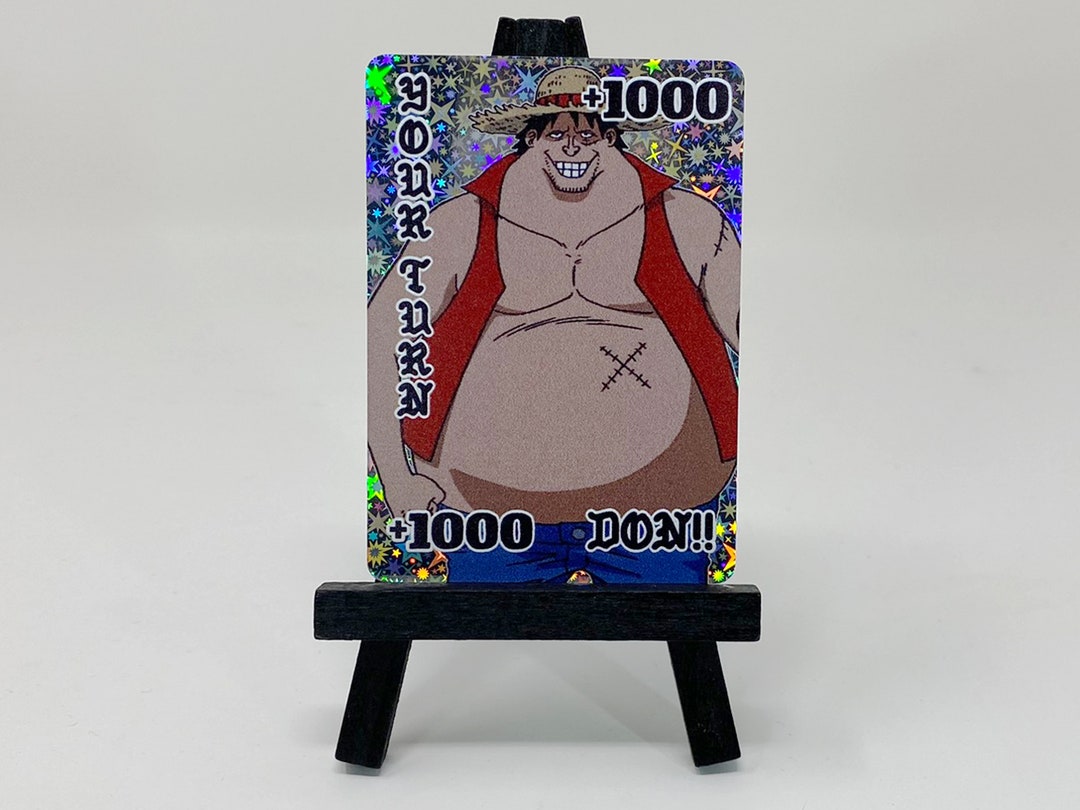 Fake Luffy DON Card Set Foil Color Printed 1 Card or 10 - Etsy
