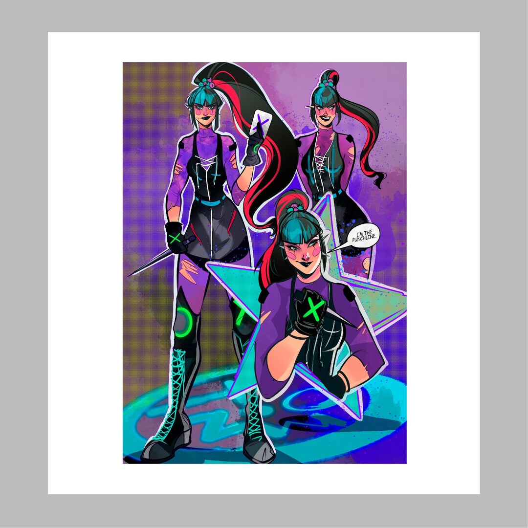 Punchline (DC)- Art Print - Comic - Etsy