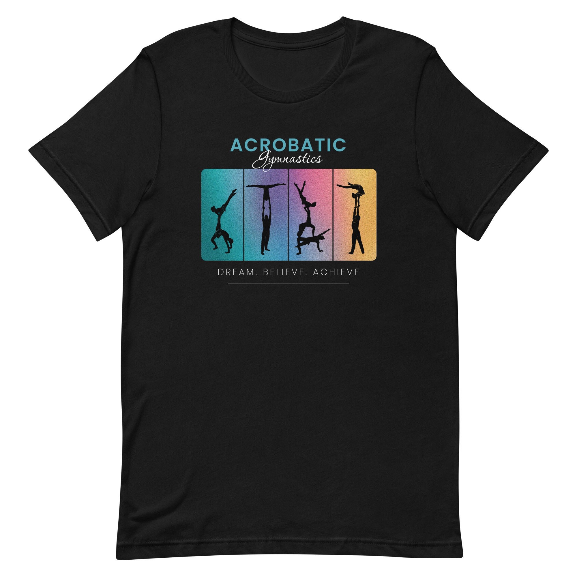 Acro Silhouettes Design – Creative Acrobatic Gymnastics Shirt (adults ...