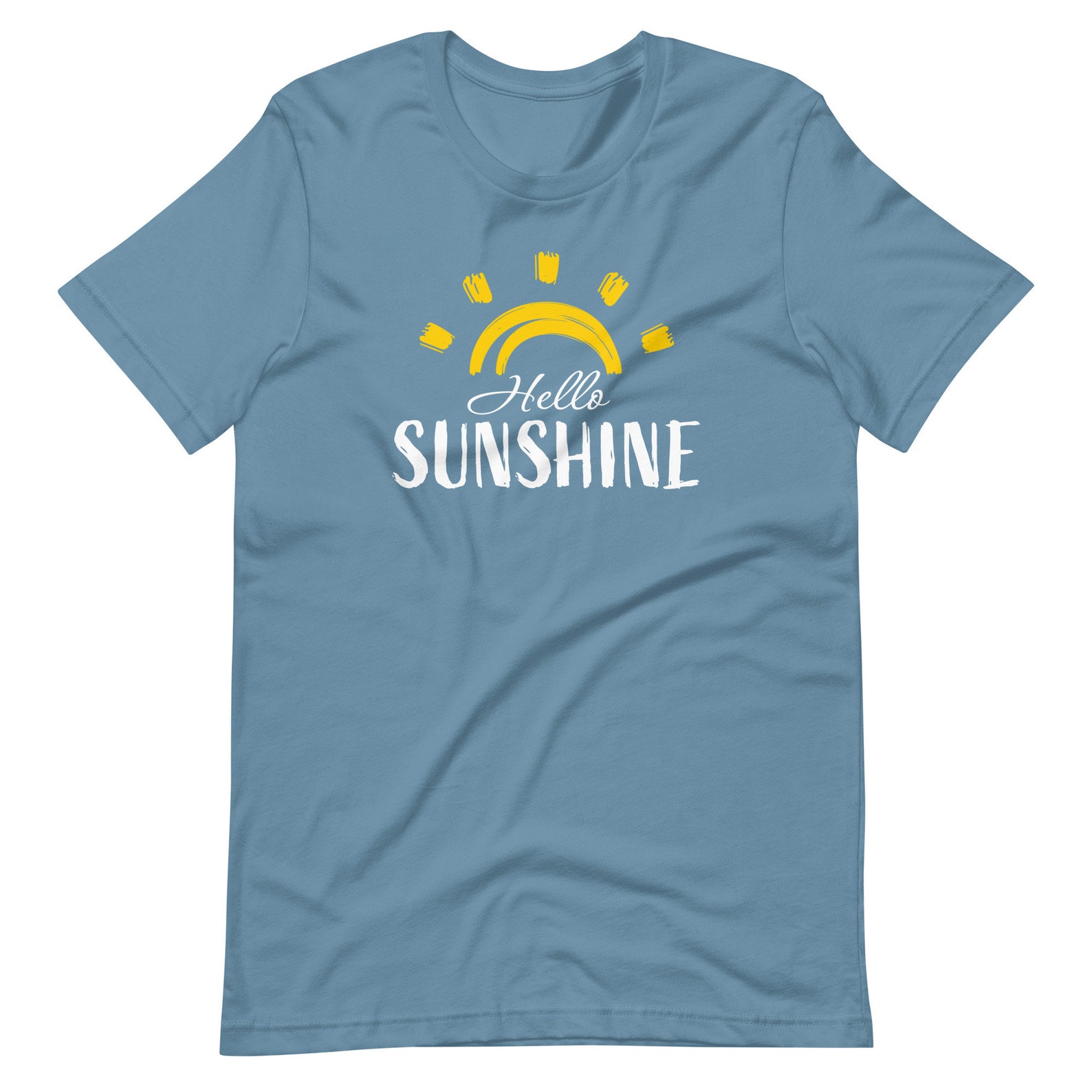 Hello Sunshine - Fun Summer T-shirt (adults) - Etsy