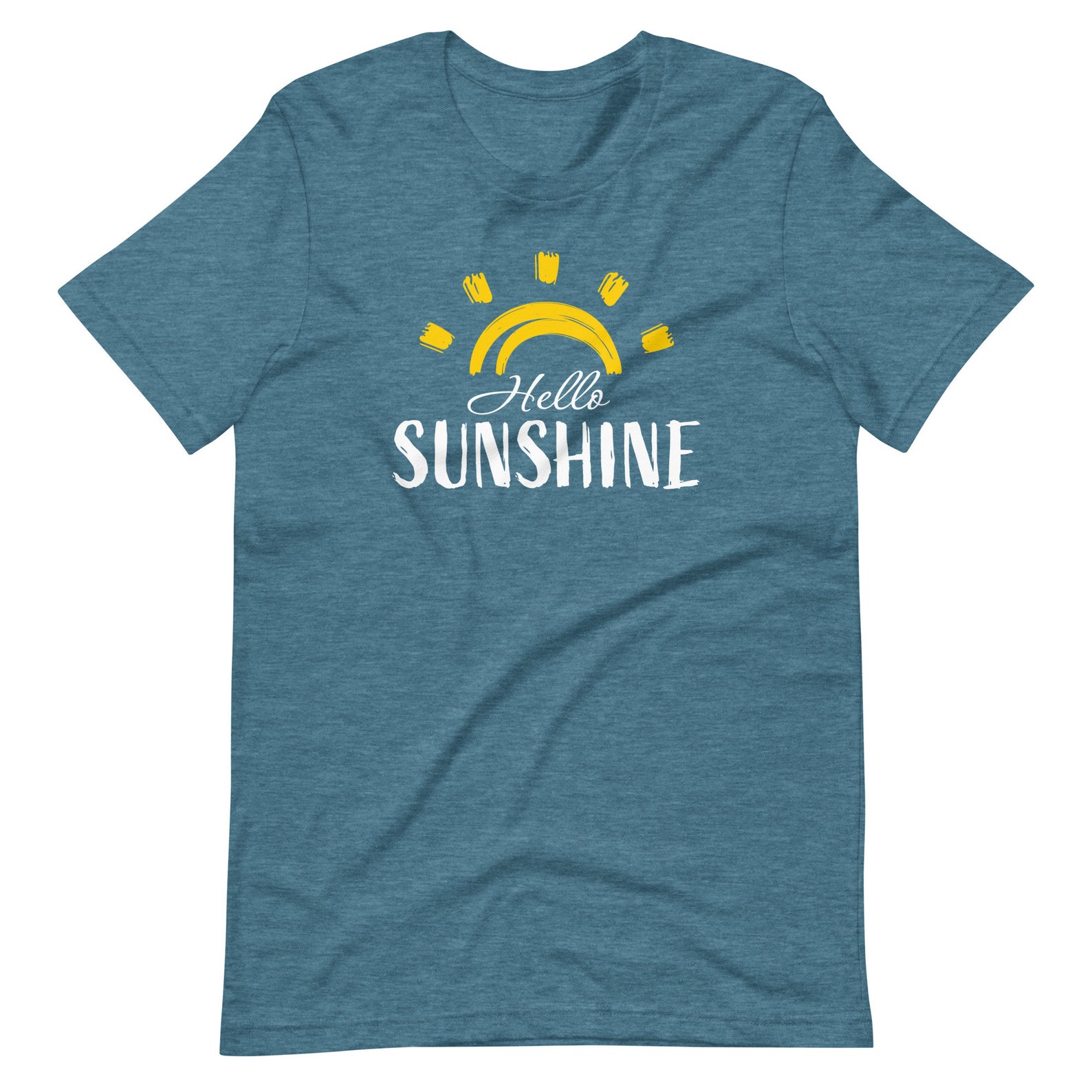 Hello Sunshine - Fun Summer T-shirt (adults) - Etsy