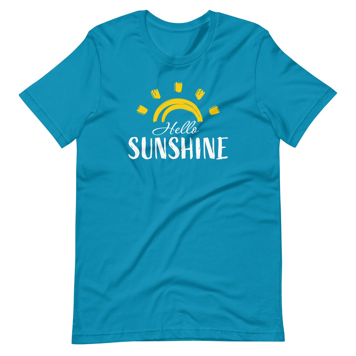 Hello Sunshine - Fun Summer T-shirt (adults) - Etsy