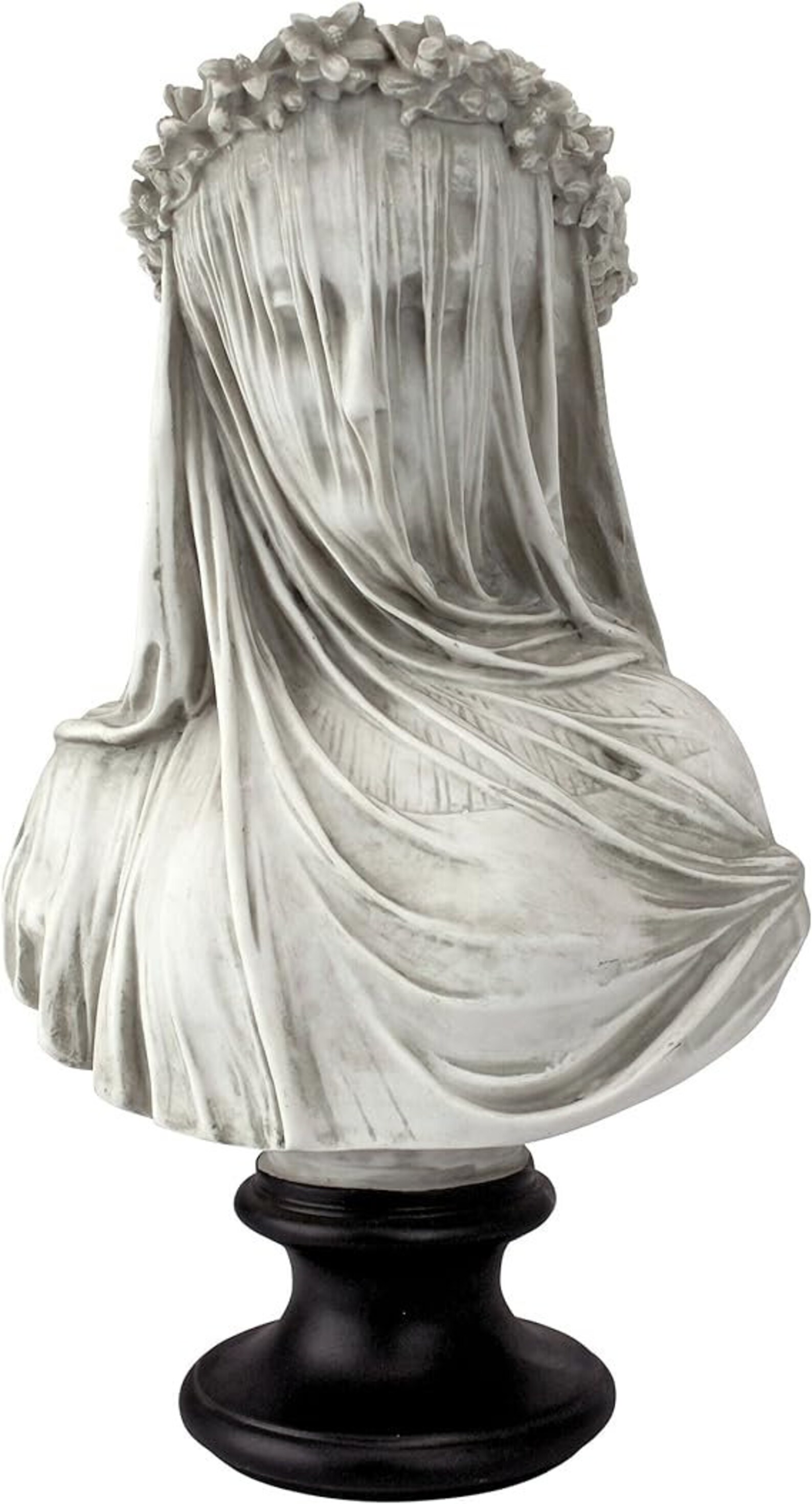 New-sculpture Design Toscano Wide Marble Polyresin Veiled Maiden ...
