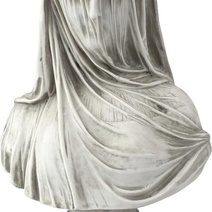 New-sculpture Design Toscano Wide Marble Polyresin Veiled Maiden ...