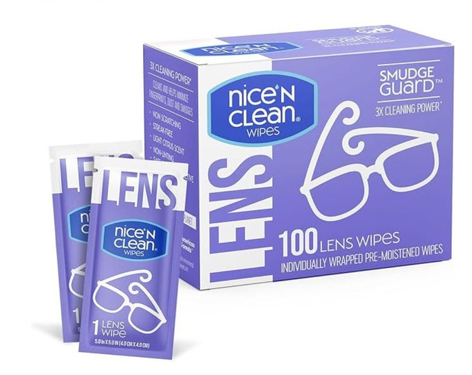 Lens Cleaning Pre-moistened Individually Wrapped Wipes Non-scratching ...