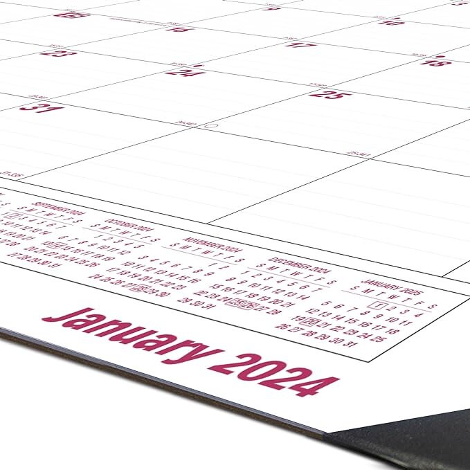2024 Monthly Desk Pad Calendar, 12 Months, January to December Gift ...