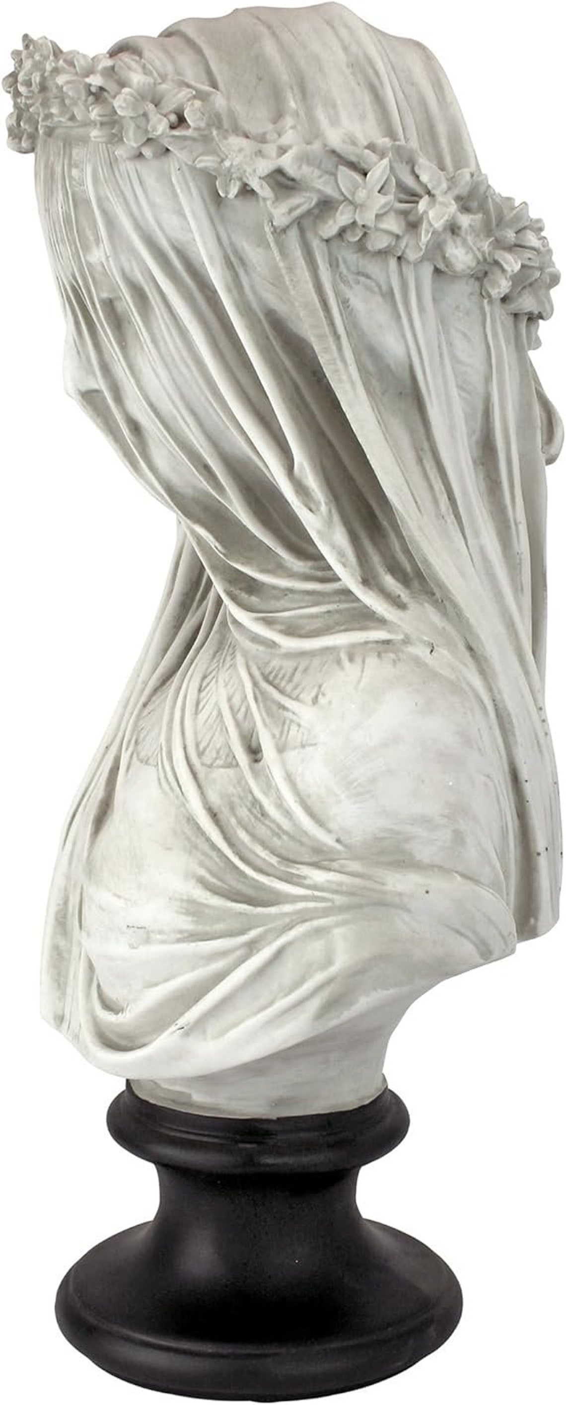 New-sculpture Design Toscano Wide Marble Polyresin Veiled Maiden ...