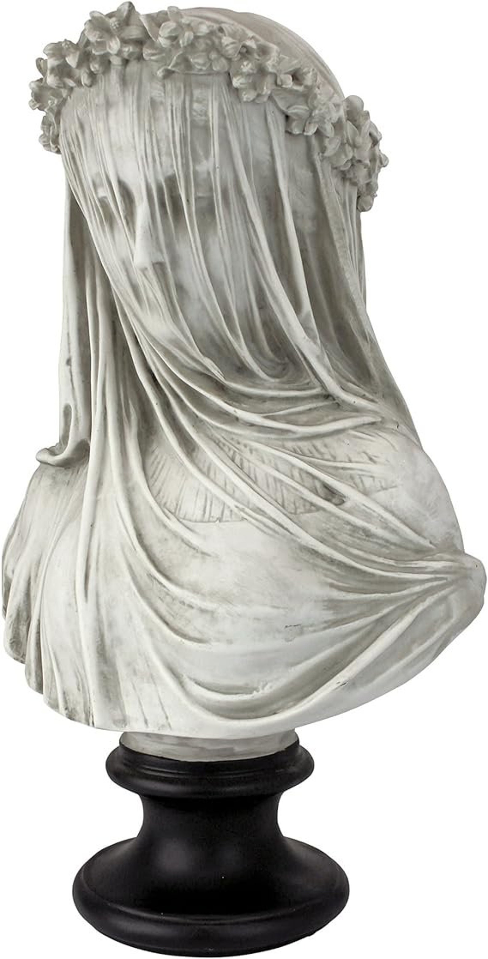 New-sculpture Design Toscano Wide Marble Polyresin Veiled Maiden ...
