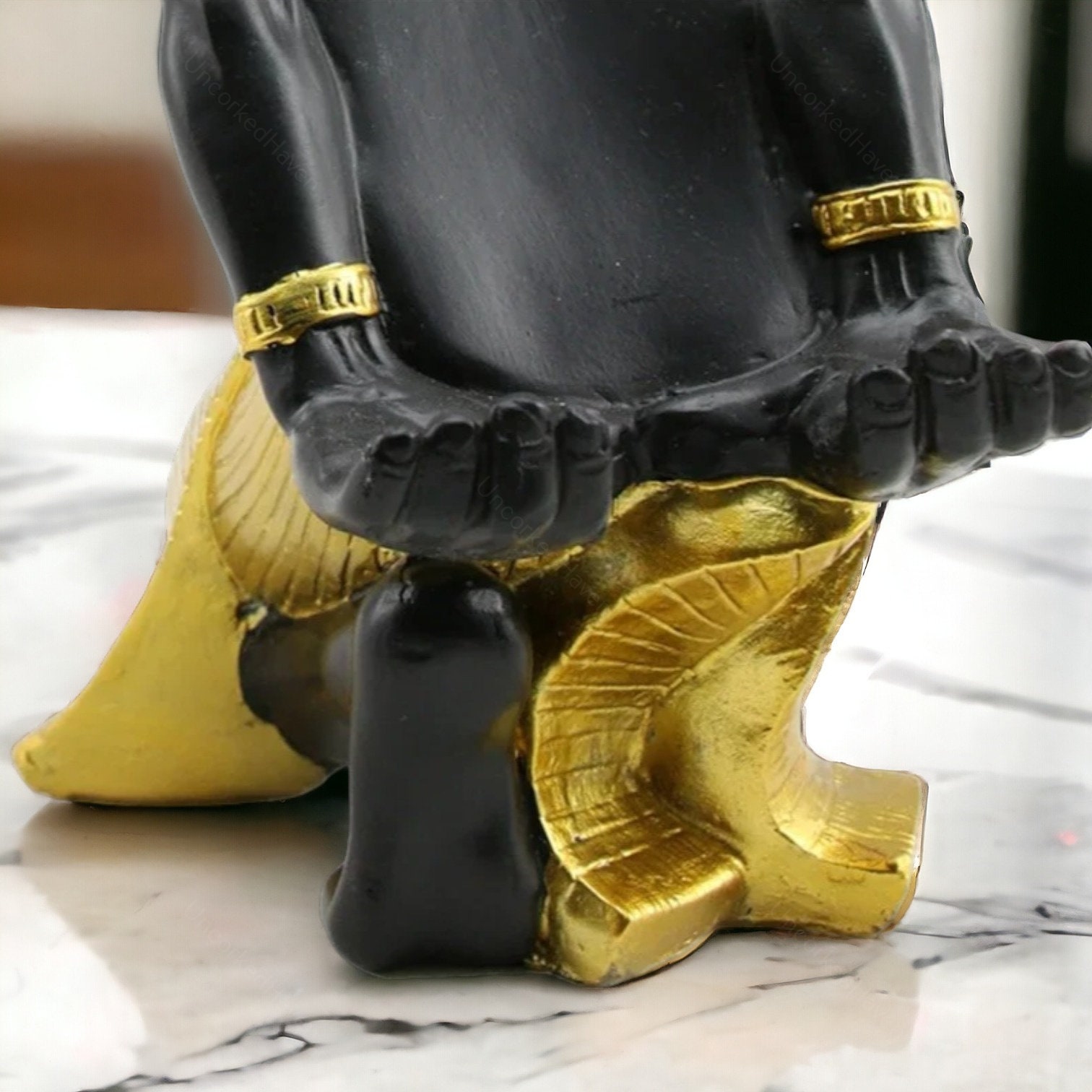 Egypt Art Figurine Wine Rack Anubis God Wine Bottle Holder, Storage ...