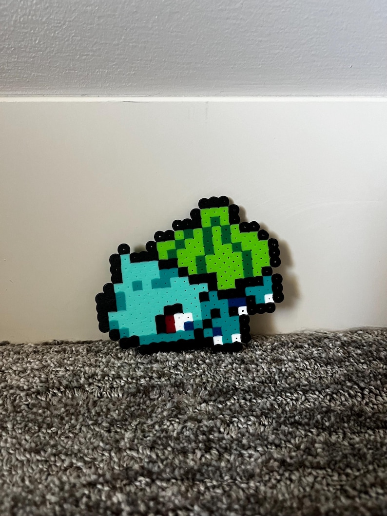 Pokémon - Kanto Starter Pokémon Perler Bead Pixel Art - Etsy