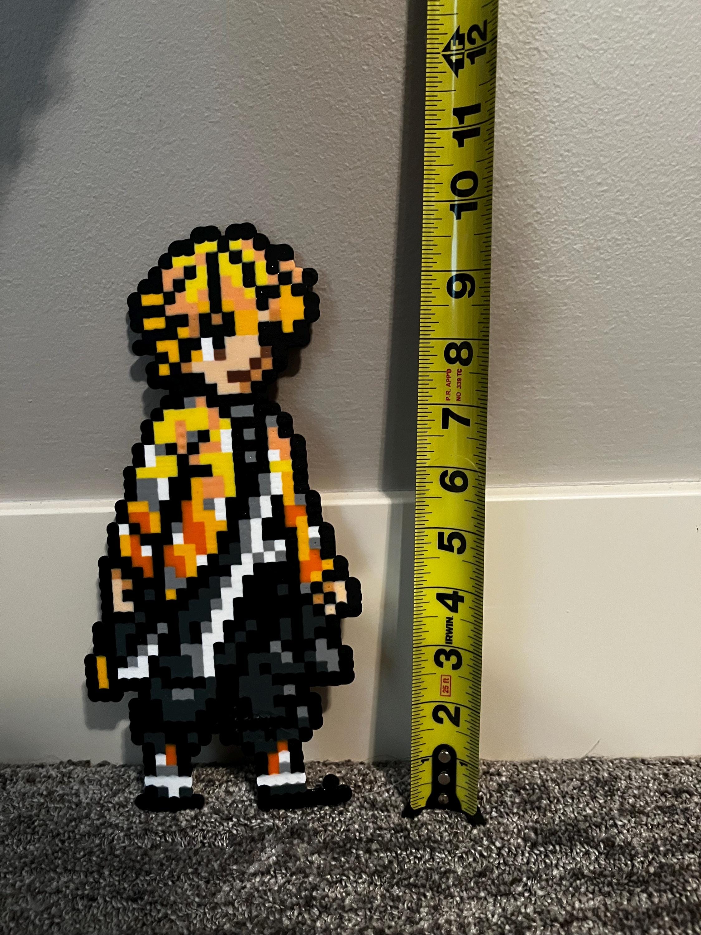 Demon Slayer - Zenitsu Perler Bead Pixel Art - Etsy