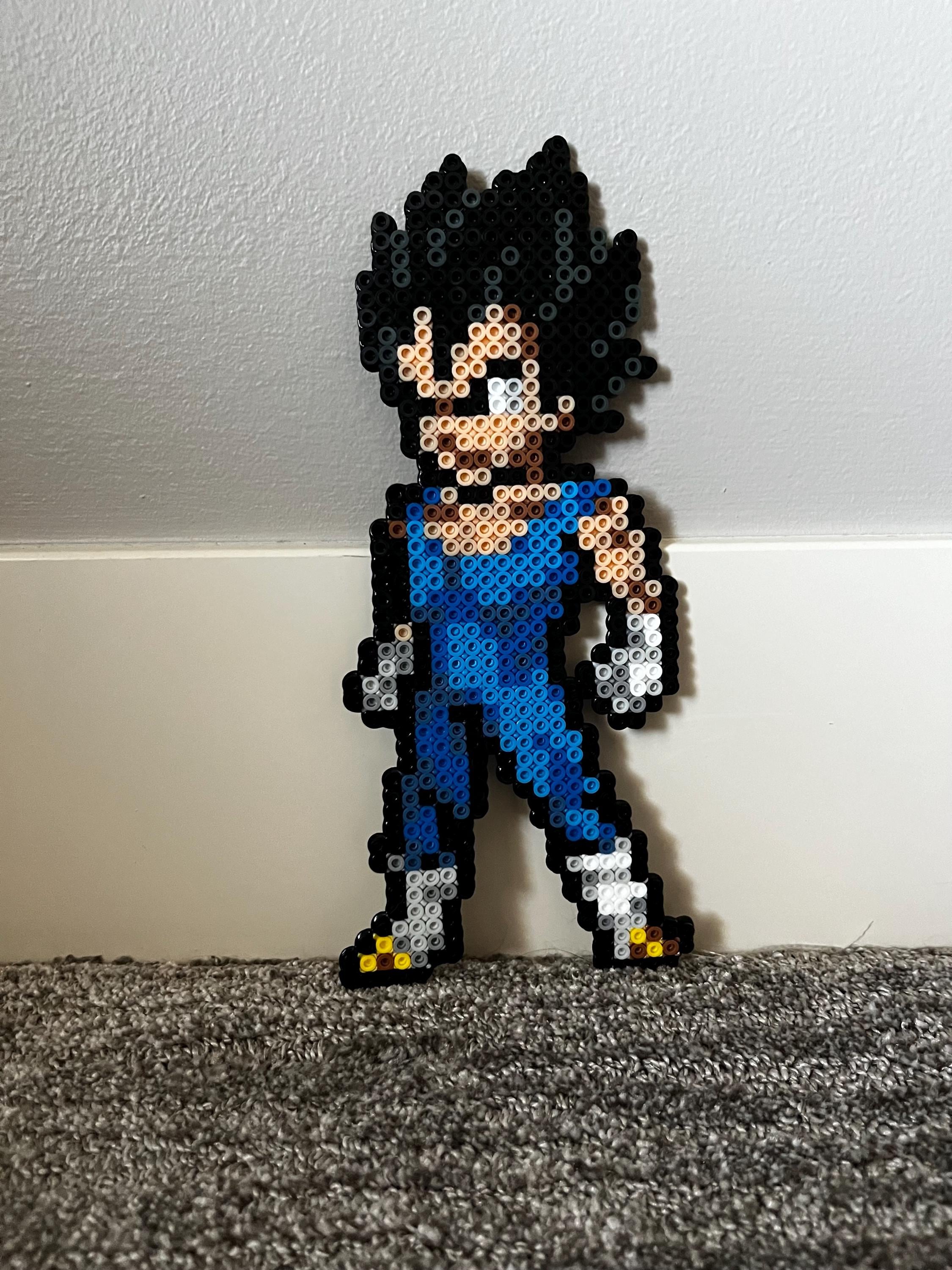 Dragonball - Vegeta Perler Bead Pixel Art - Etsy