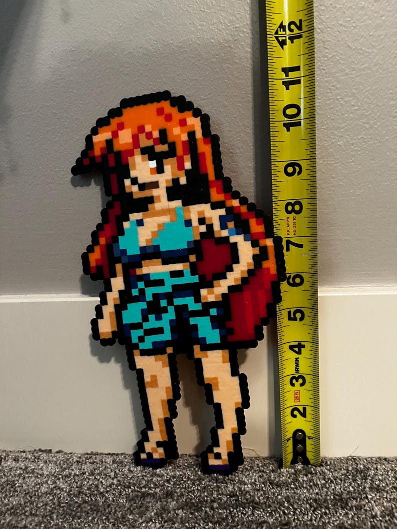 One Piece - Nami Perler Bead Pixel Art - Etsy