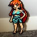 One Piece - Nami Perler Bead Pixel Art - Etsy