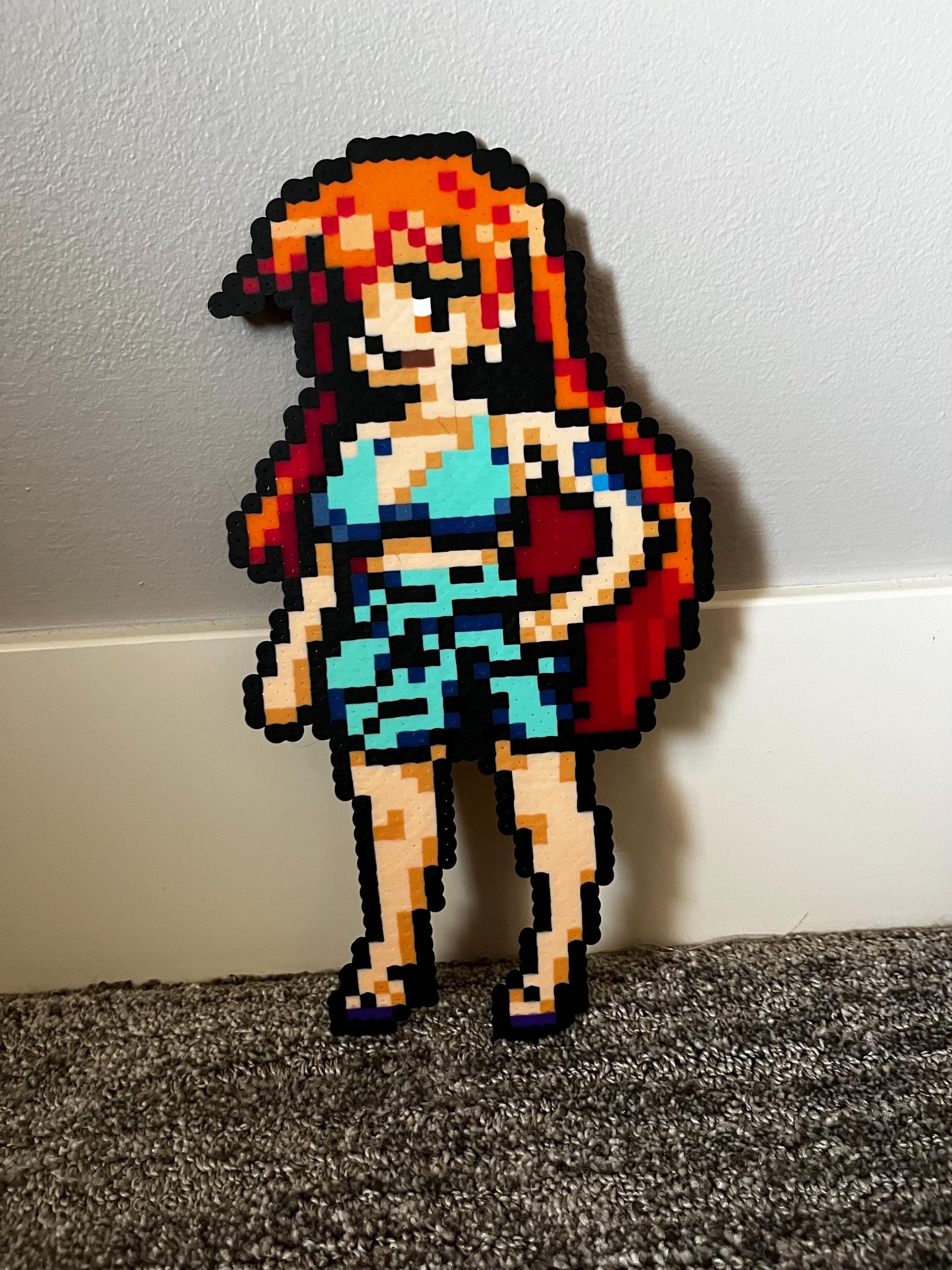 One Piece - Nami Perler Bead Pixel Art - Etsy