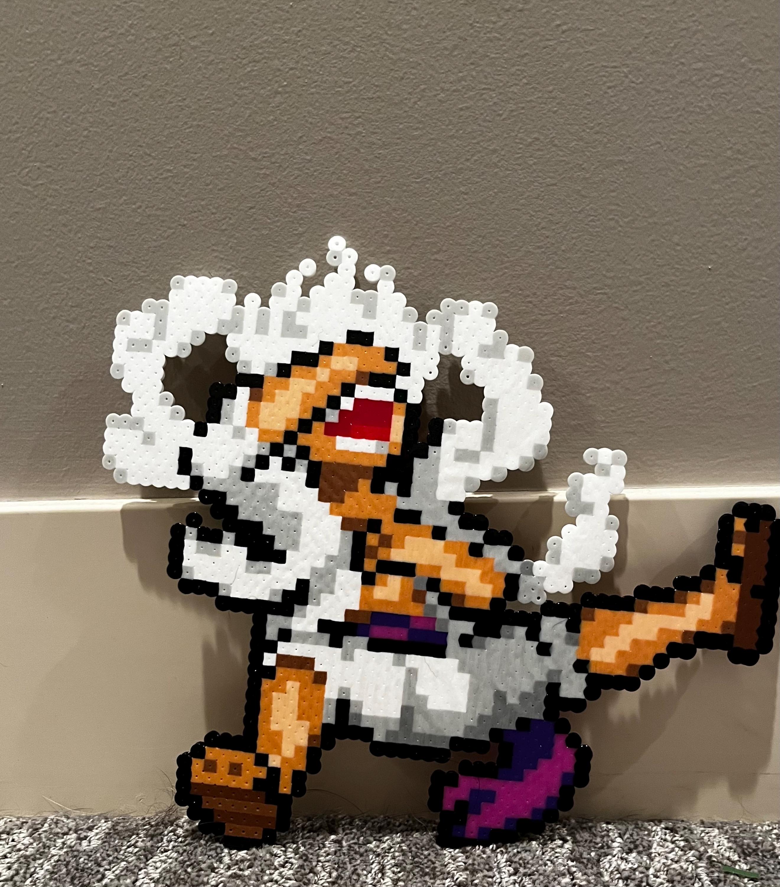 One Piece - Luffy Gear 5 Perler Bead Pixel Art - Etsy