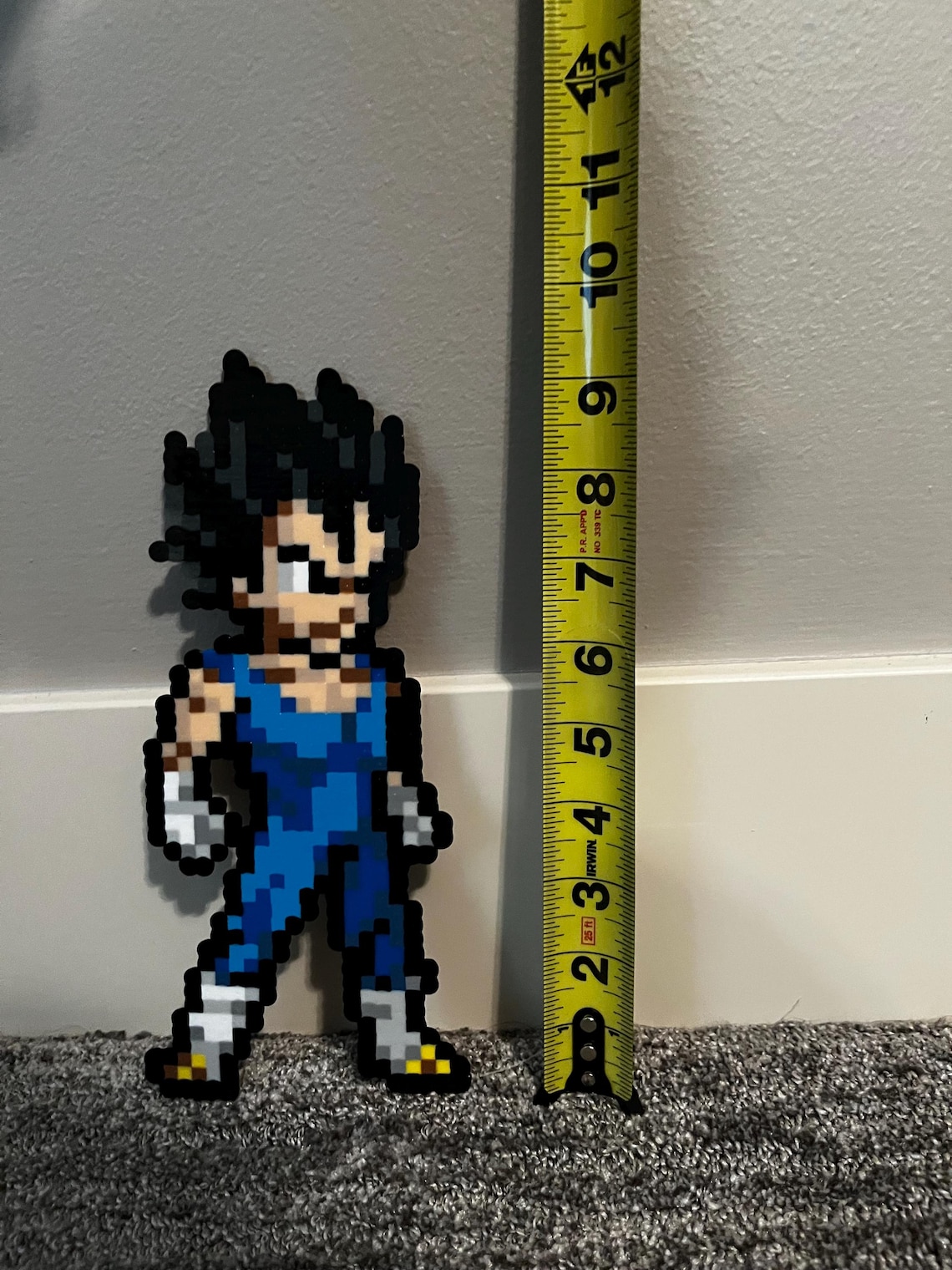 Dragonball - Vegeta Perler Bead Pixel Art - Etsy