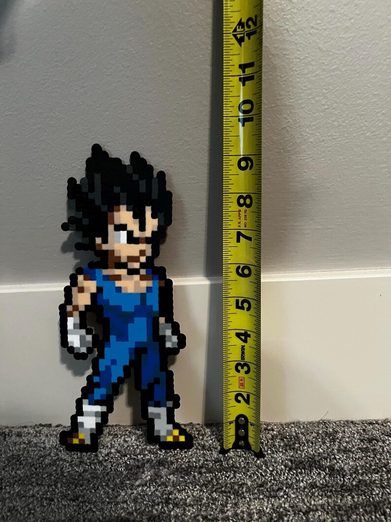 Dragonball - Vegeta Perler Bead Pixel Art - Etsy