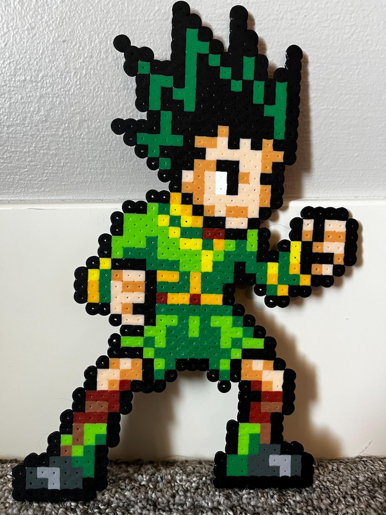 Hunterxhunter - Gon Perler Bead Pixel Art - Etsy