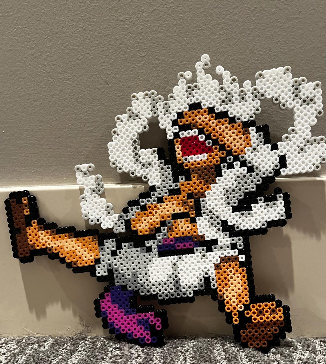 One Piece Luffy Gear 5 Perler Bead Pixel Art - Etsy México