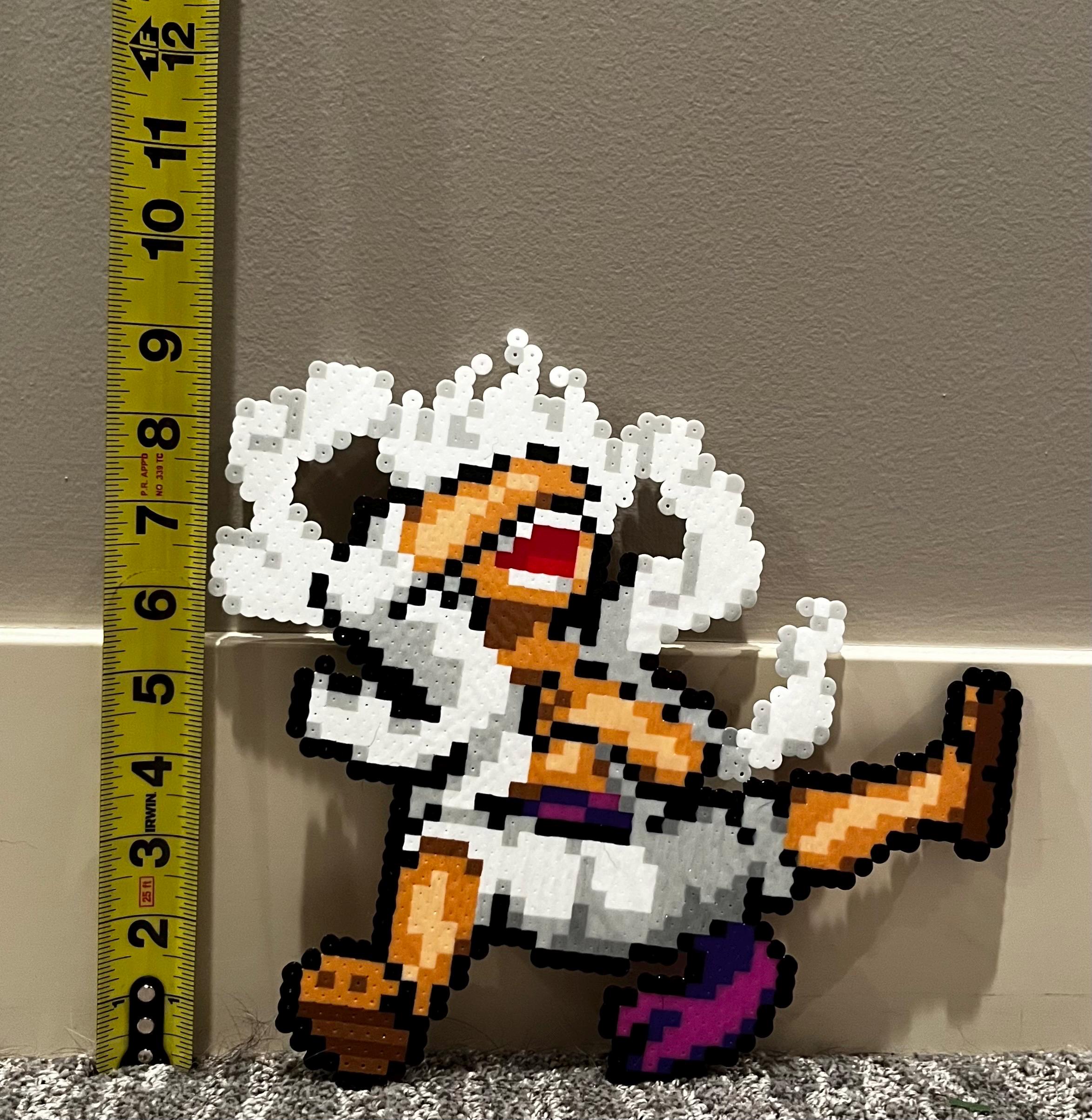 One Piece Luffy Gear 5 Perler Bead Pixel Art - Etsy México