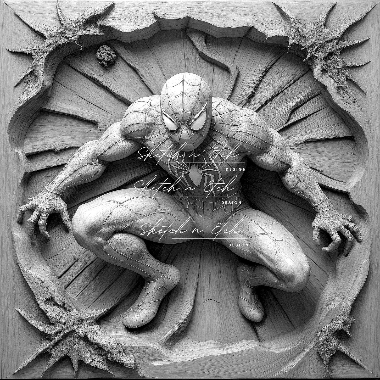 Laser Burn PNG 3D Illusion Engrave Laser Ready Lightburn File Digital ...