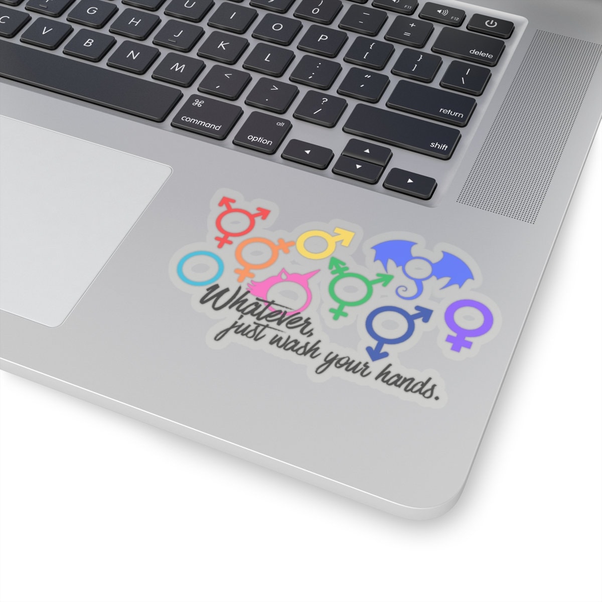 Whatever, Just Wash Your Hands. Kiss-cut Stickers - Etsy
