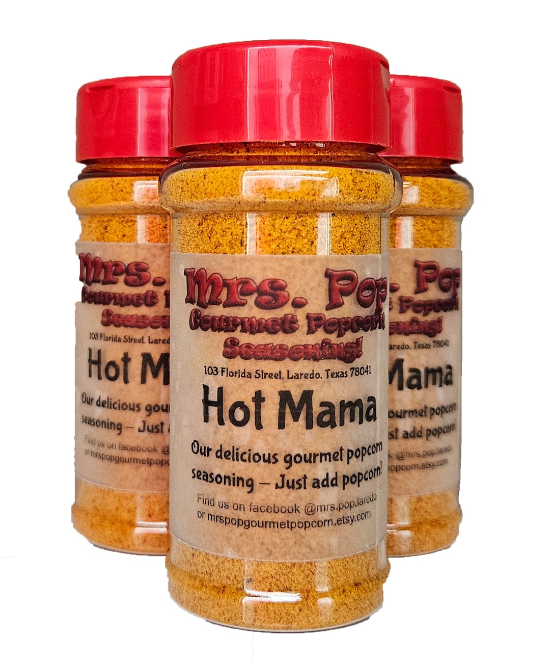 Hot Mama Spicy Popcorn Seasoning 3 Pack - Etsy