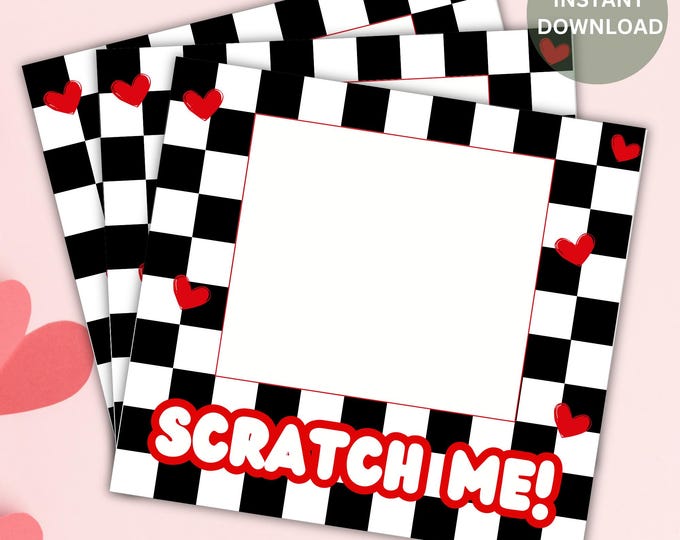 DIY Blank Scratch off Ticket Scratch Notes Kit of 20 Cards Great for ...