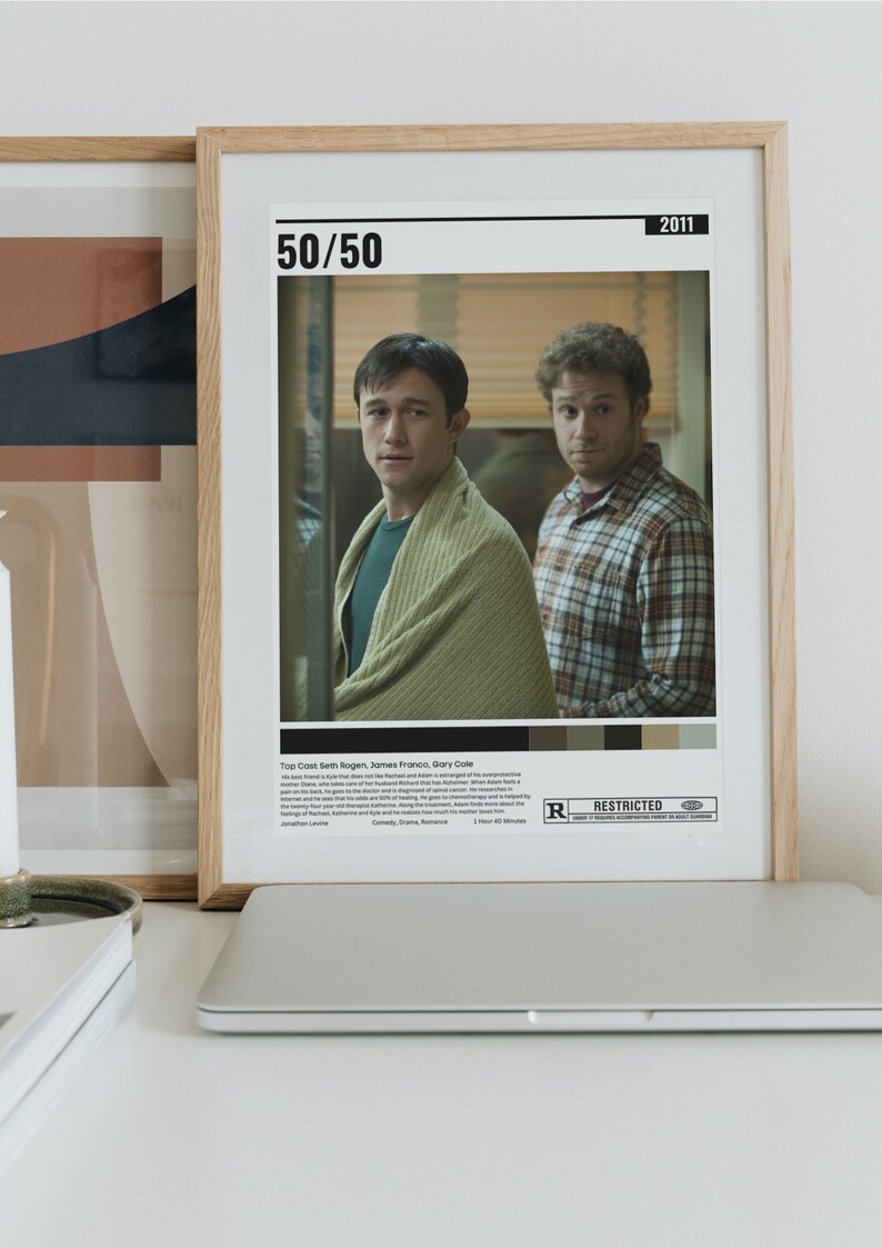 50/50 Movie Poster - Etsy