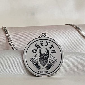 Memento Mori Silver Necklace,personalized Ghetto Pendant,dainty ...