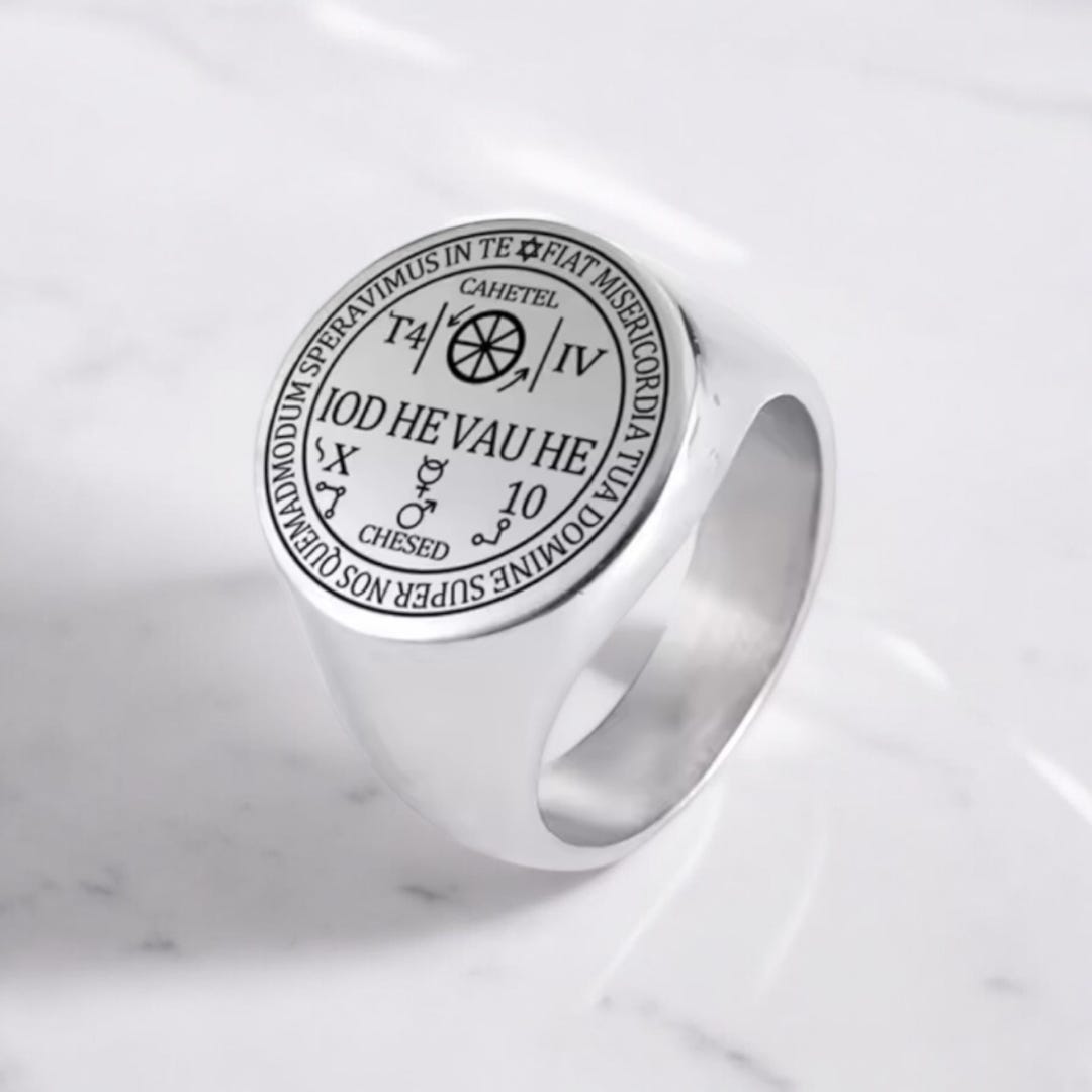 Talisman Cahetel Ring, Archangel Rings, Talisman Ring, Spritual Jewelry ...