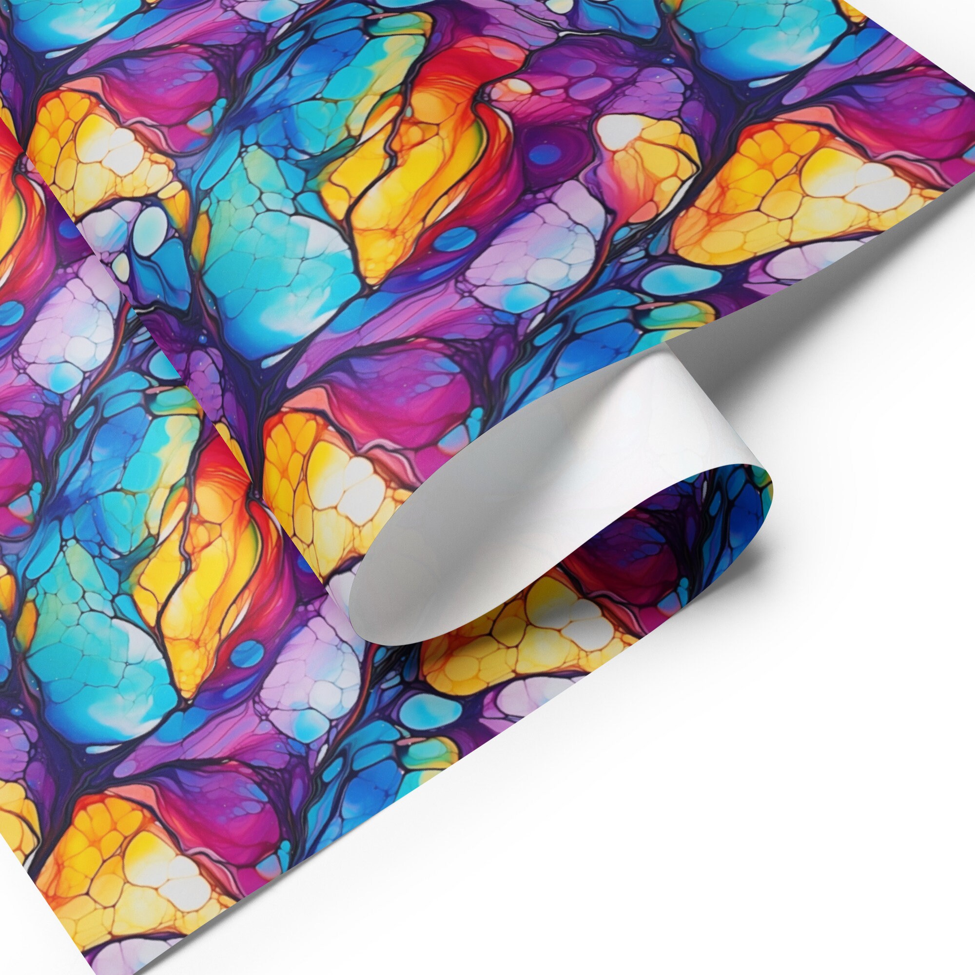 Rainbow Wrapping Paper Set Gift Wrap Birthday Gift Wrap Christmas ...