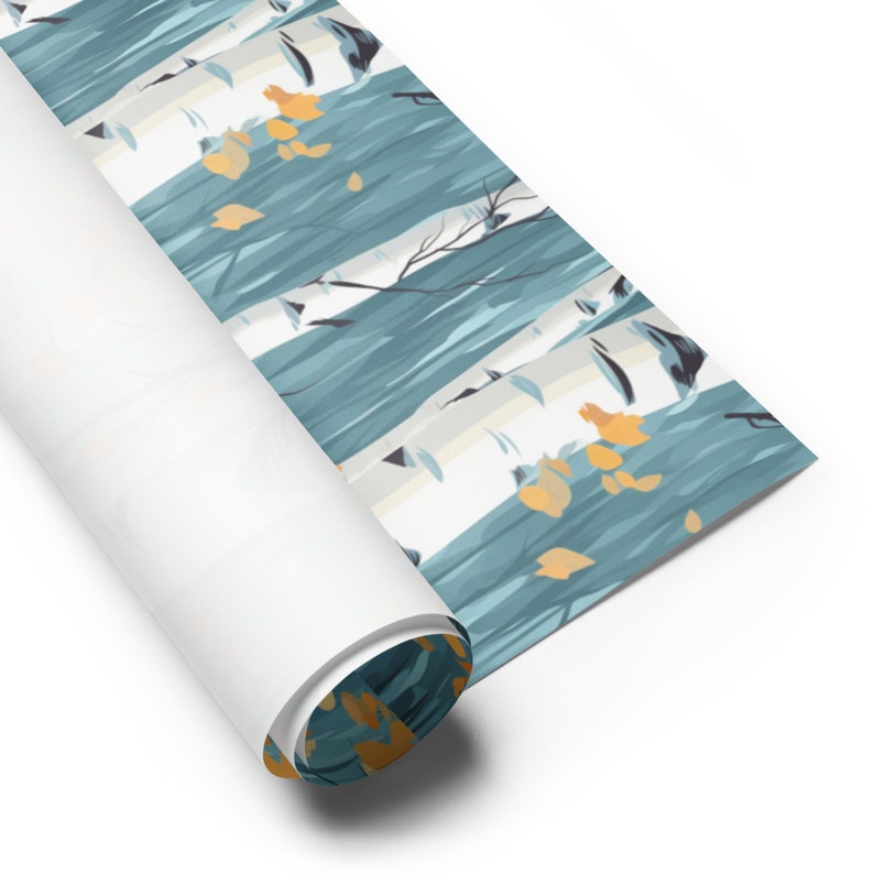 Aspen Trees Wrapping Paper Set Birthday Gift Wrap Christmas Gift Wrap ...