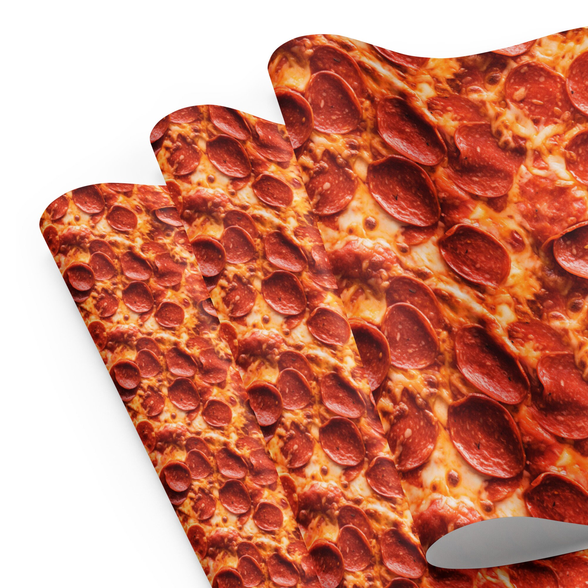 Pepperoni Pizza Wrapping Paper Set Birthday Gift Wrap Christmas Gift ...