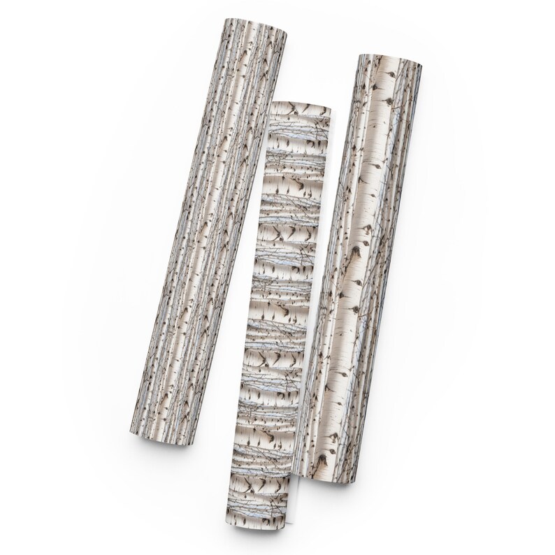 Bare Aspen Trees Wrapping Paper Set Birthday Gift Wrap Christmas Gift ...