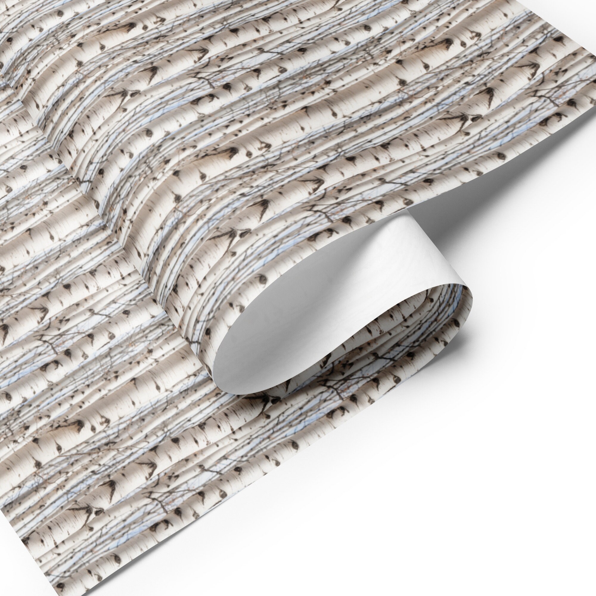 Bare Aspen Trees Wrapping Paper Set Birthday Gift Wrap Christmas Gift ...