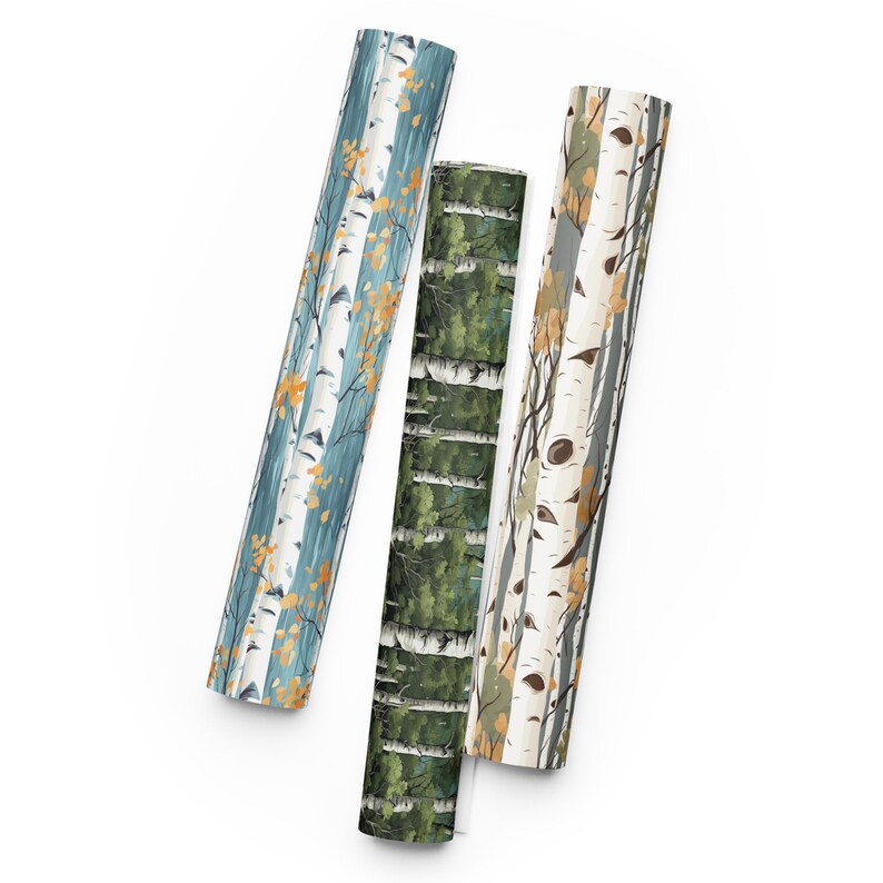 Aspen Trees Wrapping Paper Set Birthday Gift Wrap Christmas Gift Wrap ...