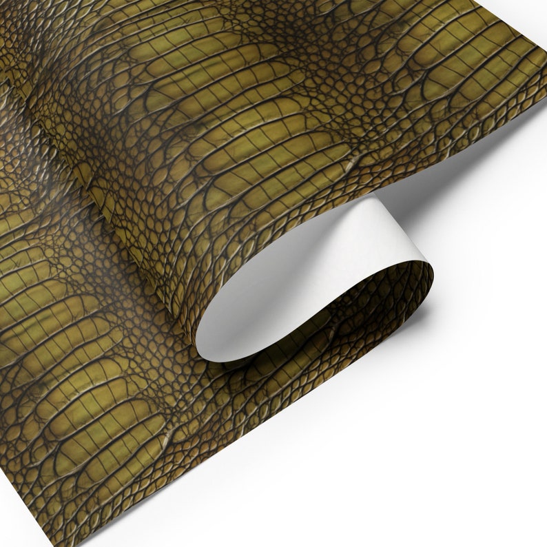 Alligator Wrapping Paper Set Reptile Gift Wrap Birthday Gift Wrap ...