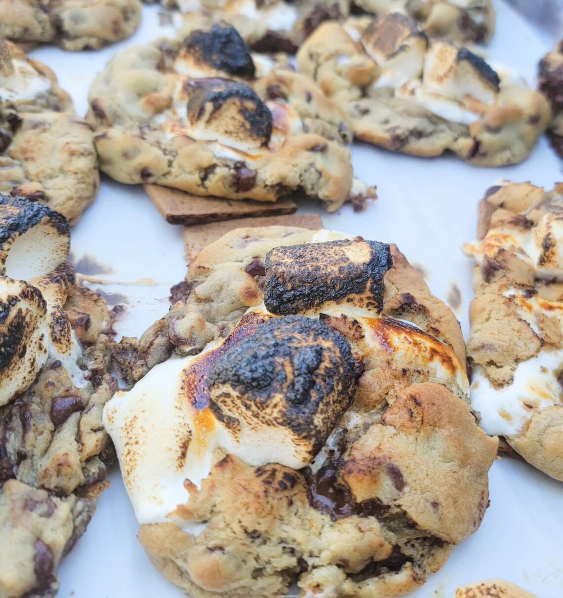Giant Smore Cookie/giant Cookies/gourmet Cookies/ Stuffed Cookies ...
