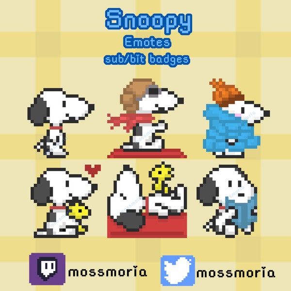 Cottagecore Pixel Emotes - Etsy